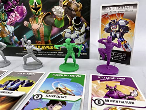 Renegade Game Studios Power Rangers: Heroes of The Grid Ranger Allies Pack #2, Ages 14+, 2-5 Players, 45-60 Minutes.