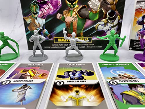 Renegade Game Studios Power Rangers: Heroes of The Grid Ranger Allies Pack #2, Ages 14+, 2-5 Players, 45-60 Minutes.