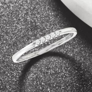 RS Pure by Ross-Simons Diamond-Accented Ring in Sterling Silver. Size 6