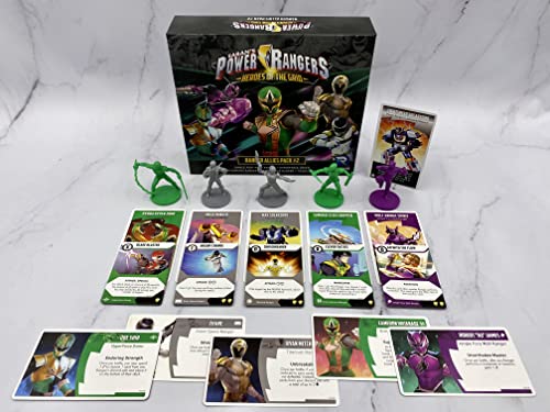 Renegade Game Studios Power Rangers: Heroes of The Grid Ranger Allies Pack #2, Ages 14+, 2-5 Players, 45-60 Minutes.