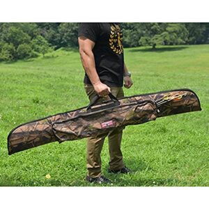 universe archery cordura recurve bow bag | heavy duty hunting long bow case | arrow & bow cordura case | archery lightweight recurve bow bag with pocket (72 inches)