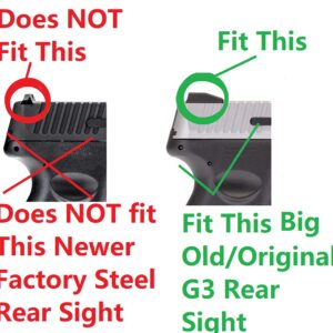 Ade Advanced Optics Delta RD3-012 Red Dot Reflex Sight + Optic Mounting Plate for Taurus PT111 G2, Millennium G2, G2C, G3 with Original Rear Sight, PT140 G2, PT709, PT740, TX22 + Pictinny Plate