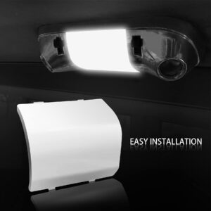 HERCOO Interior Dome Lights Lens Roof Map Lamp Cover Overhead Ceiling Light Housing White Compatible with Ford F150 F250 F350 Bronco II E-150/E-250/E-350 E150/E250/E350 Econoline Club Wagon