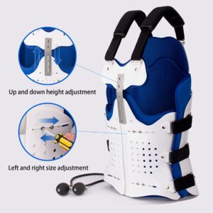 WILLQ Thoracic Orthosis Lumbar Back Correction Bracket Fracture ​Restoration of Fixed Protection Stabilizer Prevent Thoracic Lumbar Spine Flexion Disc Injury Compression Fractures