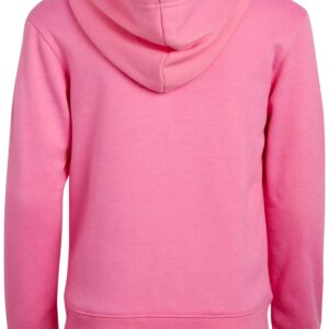 Real Love Girls' Jogger Set - 2 Piece Basic Fleece Solid Full Zip Hoodie and Sweatpants (Size: 7-16), Size 10-12, Soft Pink