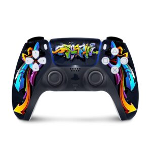 TACKY DESIGN PS5 Skater Skin for PlayStation 5 Console and 2 Controllers, skin Vinyl 3M Decal Stickers Full wrap Cover (Disk Edition)