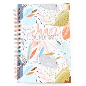 to do list notebook - chaos coordinator by june & lucy (rose gold spiral & corner protectors)