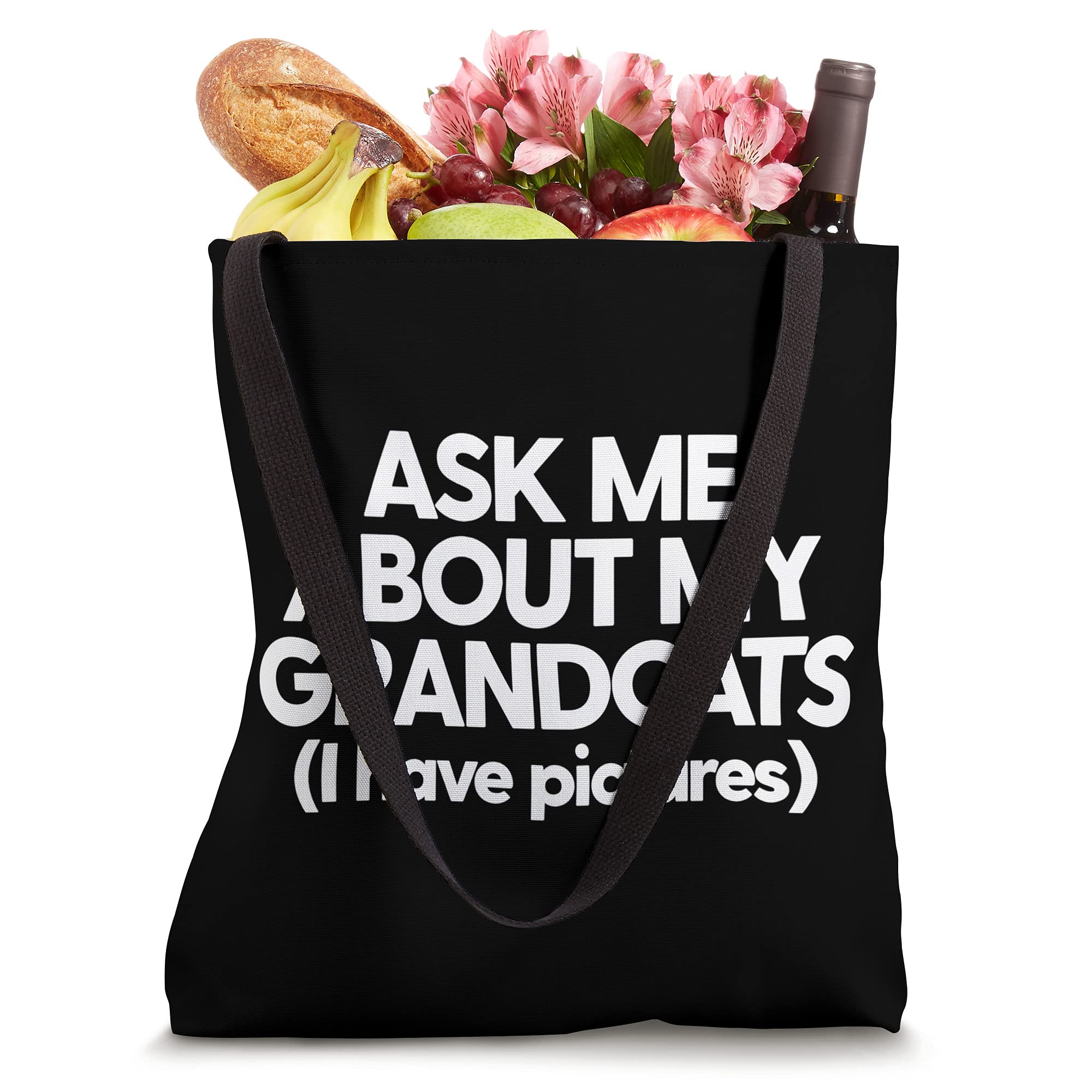 Grandcats Cat Grandmom Granddad Ask Me About My Grandcats Tote Bag