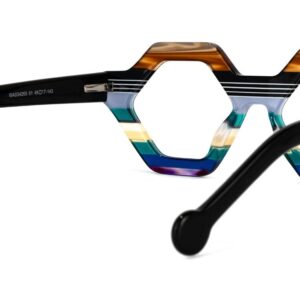 Vooglam Geometric Frame Eyeglasses for Women Ailsa