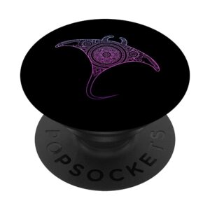 scuba diving freediving manta ray spirit shark ocean design popsockets swappable popgrip