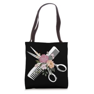 hairdresser stylist - hairstyle hair salon hairstylist tote bag