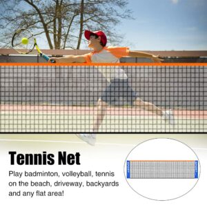 Portable Badminton Net for Tennis, Soccer Tennis, Pickleball, Kids Volleyball - Easy Setup Polyester Sports Net(Size:5.1m, Only Tennis Net,No Include Pole)