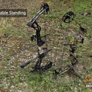 SUNYA Archery Compound Bow Stand with Flexible Clamping Jaws System