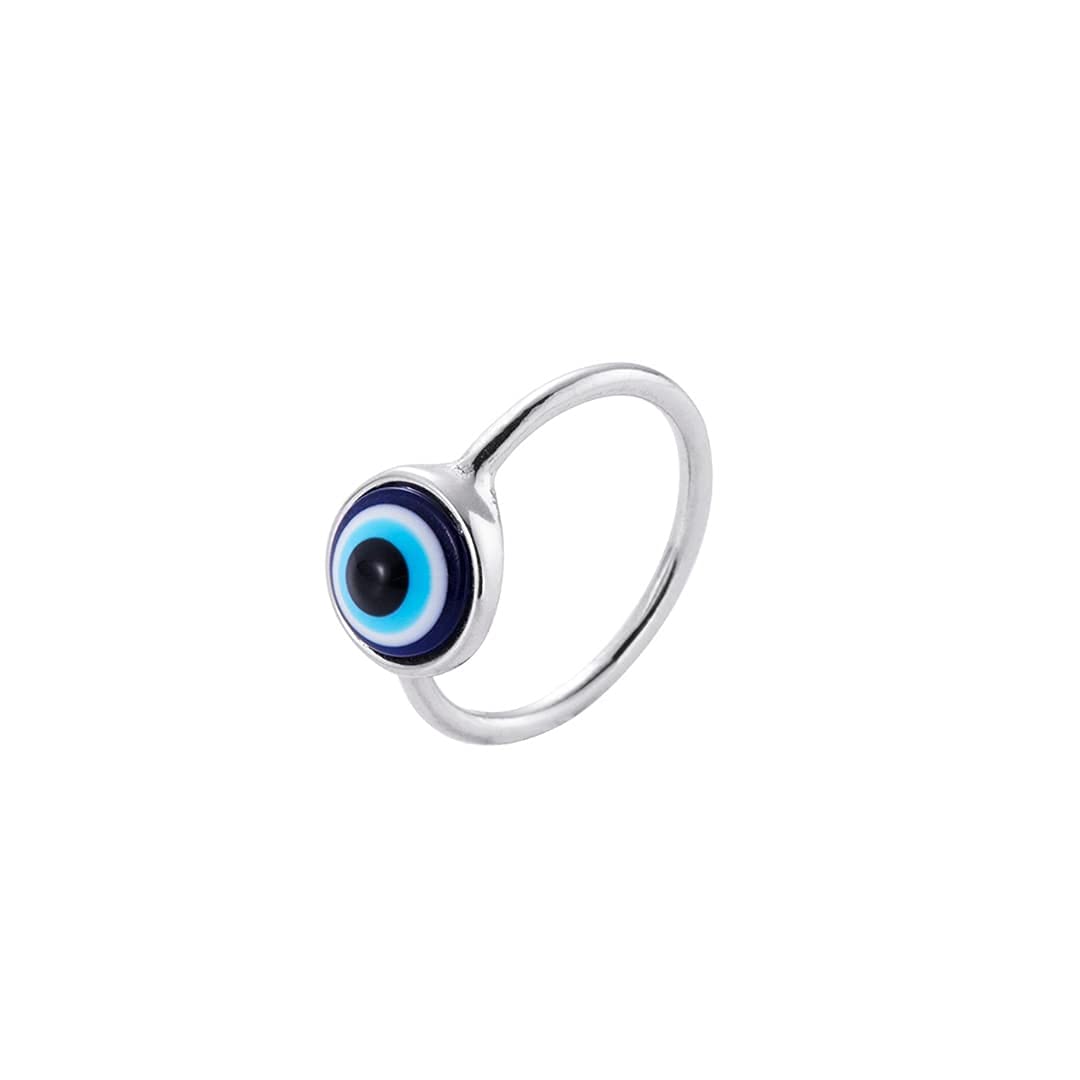 Ello Elli 1.5mm Stainless-Steel Evil Eye Ring (7)