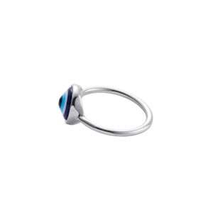 Ello Elli 1.5mm Stainless-Steel Evil Eye Ring (7)