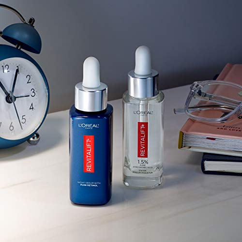 L'Oreal Paris Revitalift 1.5% Pure Hyaluronic Acid Face Serum + 0.3% Pure Retinol Night Serum, 1 kit