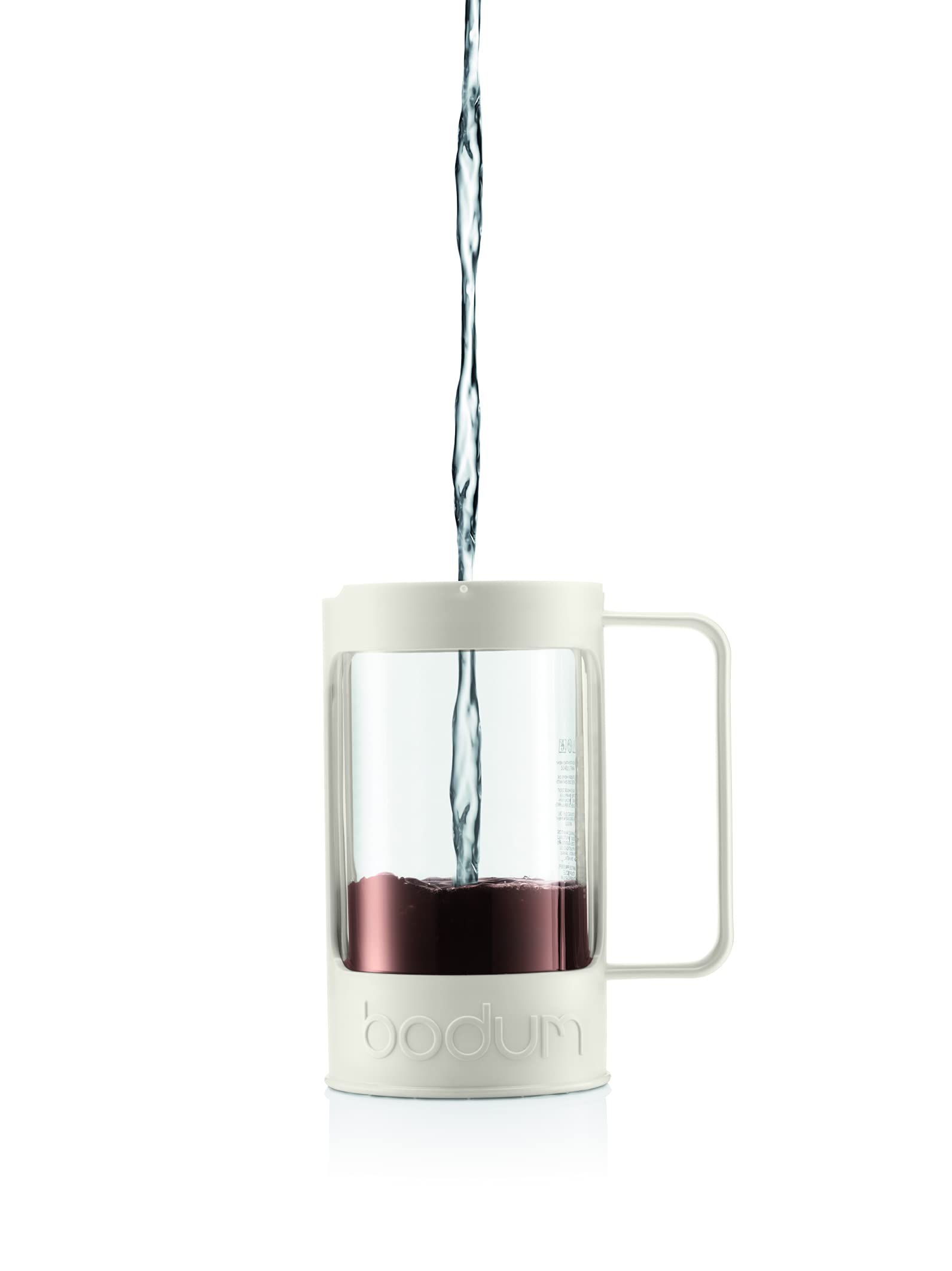 Bodum Bean French Press Coffee Maker with Coffee Grind Catcher, 34 Ounce, Black