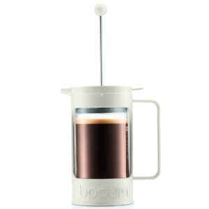 Bodum Bean French Press Coffee Maker with Coffee Grind Catcher, 34 Ounce, Black