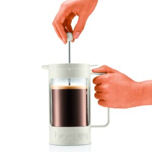 Bodum Bean French Press Coffee Maker with Coffee Grind Catcher, 34 Ounce, Black