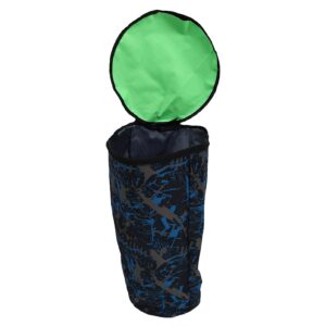 1pc African Drum Gig Bag Djembe Carrying Case Oxford Cloth Waterproof African Drum Shoulder Backpack Camouflage Blue