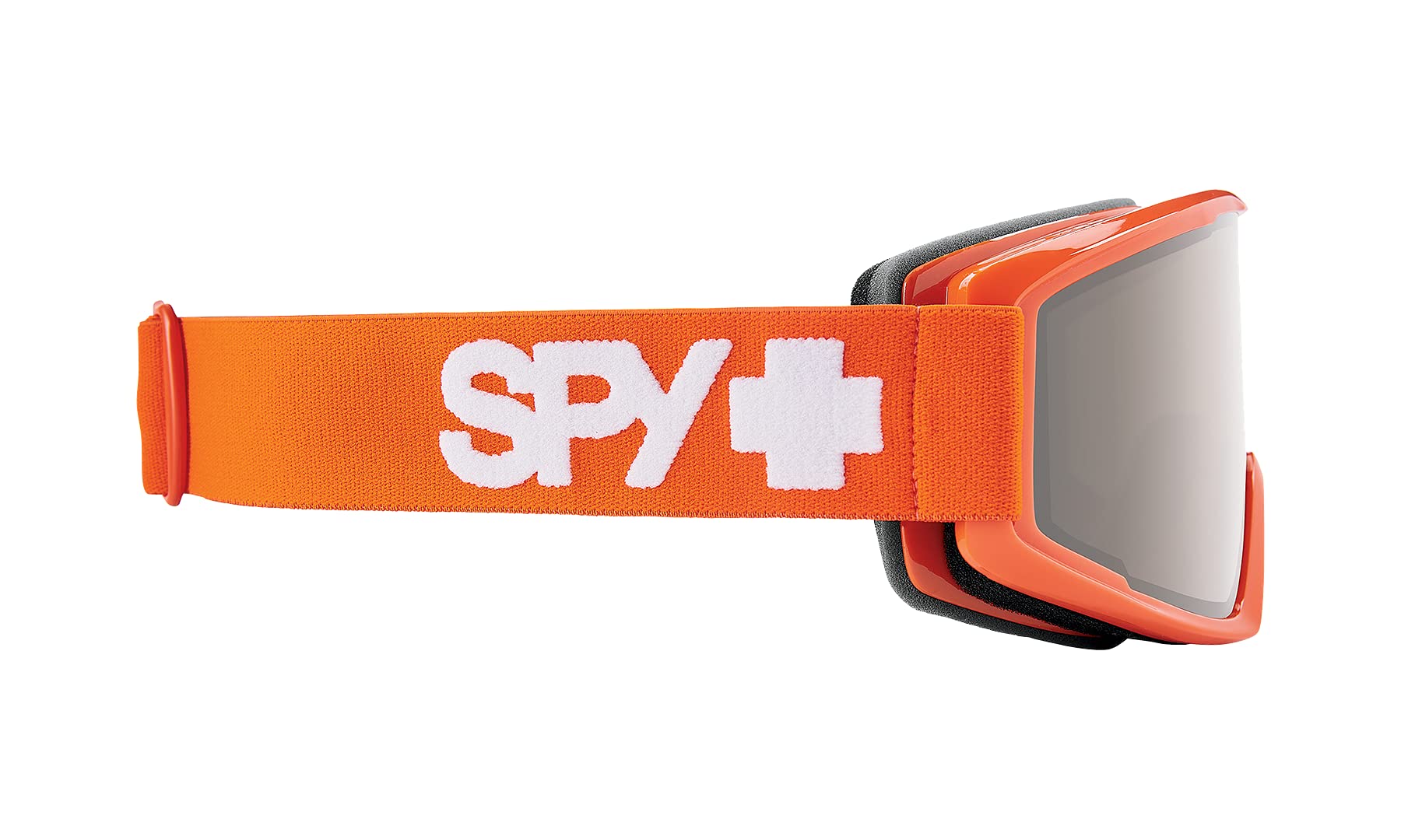 SPY Optic Crusher Elite Snow Goggle, Winter Sports Protective Goggles, Color and Contrast Enhancing Lenses, SPY Orange - Bronze with Silver Spectra Mirror Lenses