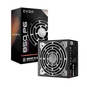 evga supernova 850 p6, 80 plus platinum 850w, fully modular, eco mode with fdb fan, 10 year warranty, includes power on self tester, compact 140mm size, power supply 220-p6-0850-x1