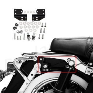 Benlari Detachable Front Docking Hardware Kit Compatible for Harley Davidson Touring 1997-2008 Road King Electra Glide Street Glide Road Glide Replace 53803-06