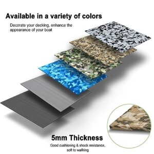 EVA Foam Boat Decking Self Adhesive Boat Flooring Camo Brushed 94.5"x23.6" Trimmable Marine Carpeting for Boats Swim Platform RV Flooring Kayak RV Stairs Cooler Tops Pontoon Golf Cart Non Slip Mats