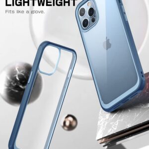 SUPCASE Unicorn Beetle Style Series Case for iPhone 13 Pro Max (2021 Release) 6.7 Inch, Premium Hybrid Protective Clear Case (Azure)