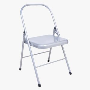 YOGIKUTI Yoga Chair, Metal Yoga Chair, Iyengar Yoga Chair, Yoga Chair, Chair for Yoga, Backless Yoga Chair, (Standard)