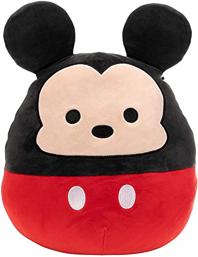 SQUISHMALLOW KellyToy - Disney Mickey Mouse - 8 Inch (20cm) - Official Licensed Product- Exclusive Disney 2021 Squad