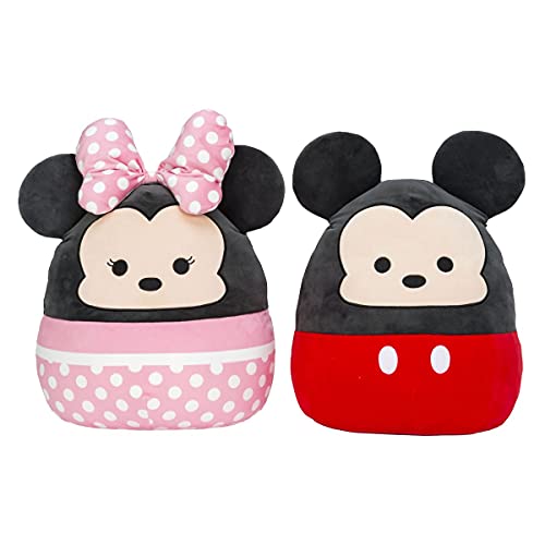 SQUISHMALLOW KellyToy - Disney Mickey Mouse - 8 Inch (20cm) - Official Licensed Product- Exclusive Disney 2021 Squad