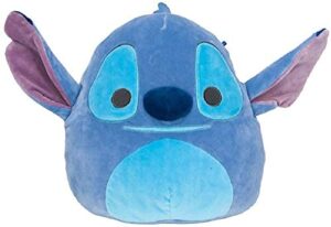 squishmallow kellytoy - disney stitch - 8 inch (20cm) - official licensed product - exclusive disney 2021 squad