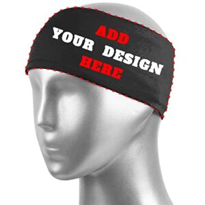 custom sport headbands for men women personalized headwraps hair bands customize bandana balaclava for gym, running, cycling, yoga, basketball, football