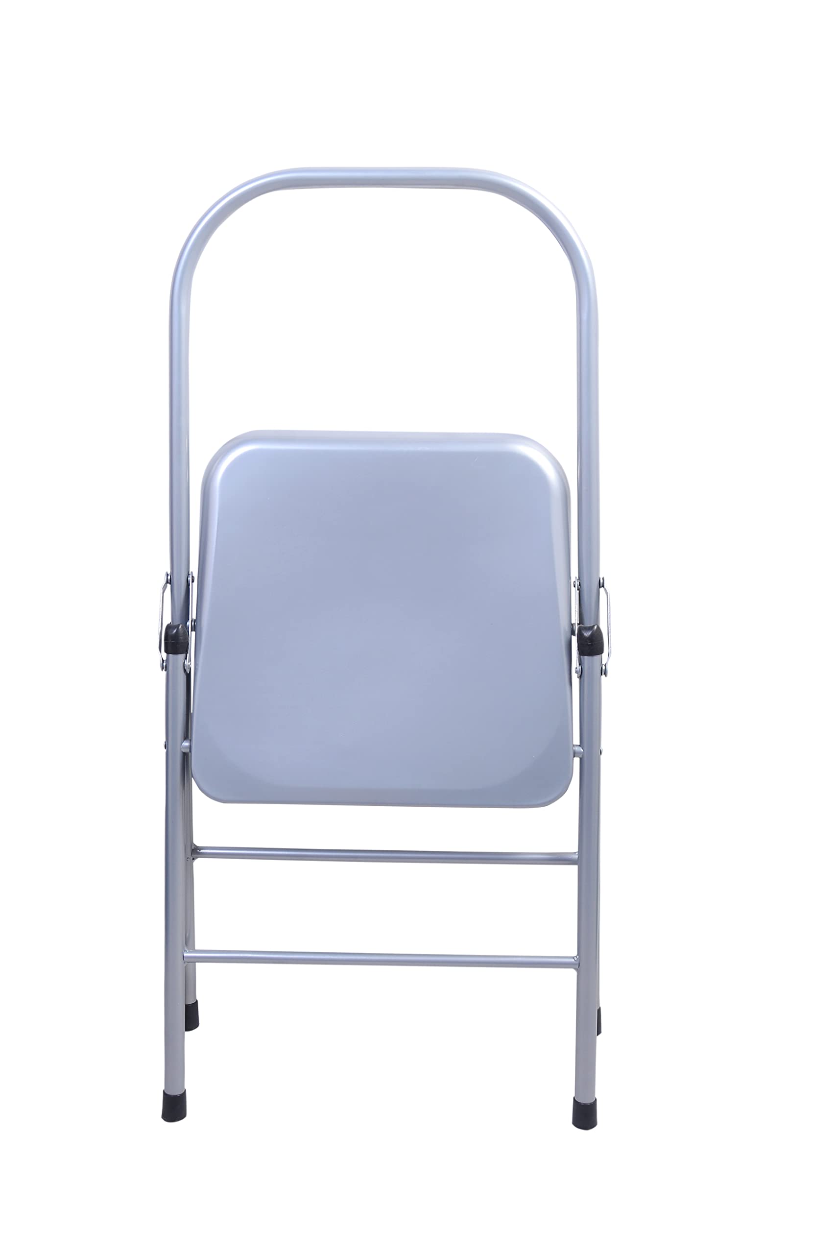 YOGIKUTI Yoga Chair, Metal Yoga Chair, Iyengar Yoga Chair, Yoga Chair, Chair for Yoga, Backless Yoga Chair, (Standard)