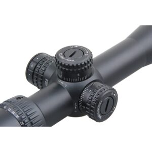 Vector Optics Veyron 6-24x44mm, 1/10 MIL, 30mm Tube, Red Illuminated First Focal Plane (FFP) Ultra Short Riflescope