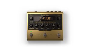 ik multimedia amplitube x-vibe yellow modulation pedal, 16 iconic effects, true stereo, software integration