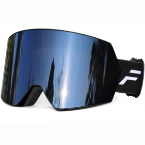 fmy ski goggles for men women & youth - anti fog uv400 protection snowboard snow skiing goggles for adult