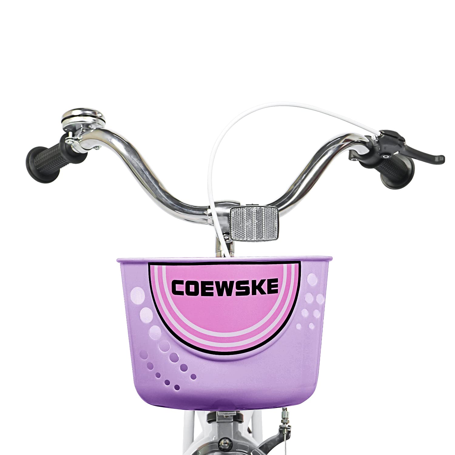 COEWSKE Kid's Bike Steel Frame Children Bicycle 14-16 Inch with Training Wheel (Purple, 18 inch)