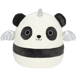 squishmallow kellytoy - kayce the pandacorn (panda unicorn) - 8 inch (20cm)