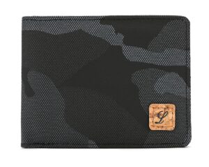 lanyani wallet for teen kids boys teenager men small rfid bifold wallets thin minimalist (camo black