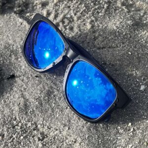 Polarized Floating Sports Sunglasses for Men Women Baseball Running Cycling Golf Durable and Ultralight Frame -Blue