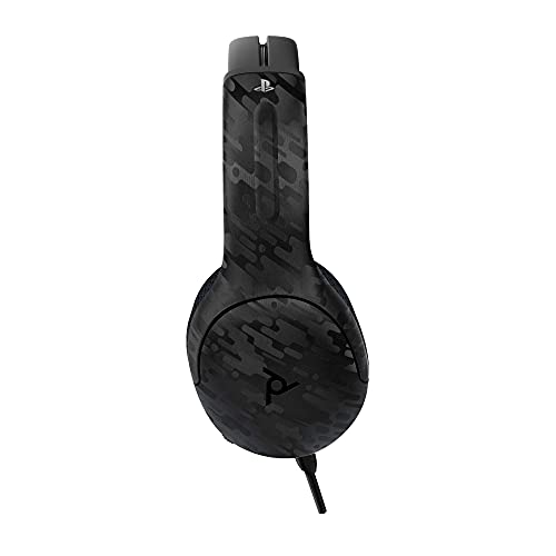 PDP Gaming LVL40 Wired Headset With Noise Cancelling Microphone: Black Camo, PS5/PS4 (Renewed)