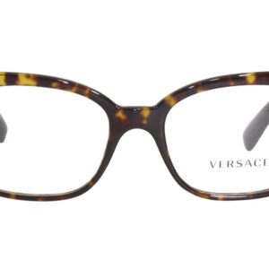 Versace VE3294-108 Eyeglass Frame Havana w/Demo Lens 53mm