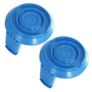 2pcs spool cover cap replacement for mac allister mgtp18li grass trimmer strimmer