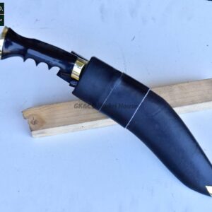 GK&CO. Kukri House Genuine Kukri Knife - 11 Inch Blade World War II Gripper Horn Handle Kukri/Khukuri - Handmade in Nepal