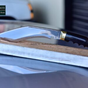 GK&CO. Kukri House Genuine Kukri Knife - 11 Inch Blade World War II Gripper Horn Handle Kukri/Khukuri - Handmade in Nepal