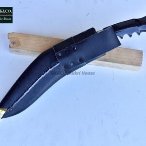 GK&CO. Kukri House Genuine Kukri Knife - 11 Inch Blade World War II Gripper Horn Handle Kukri/Khukuri - Handmade in Nepal