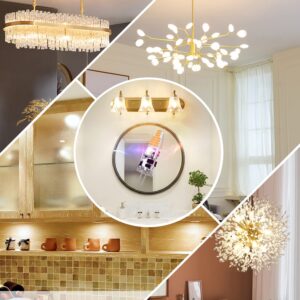 AGOTD G4 LED Bulb, 2W 12V G4 Bi Pin Bulb, G4 20W Halogen Bulb Replacement, Warm White 3000K，No-Flicker， Chandelier Lighting/Landscape Lighting/Microwave Lighting（6 Pack）