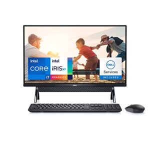 dell inspiron 7700 27-inch all in one desktop computer - fhd (1920 x 1080) display, pop-up webcam, intel core i7-1165g7, 12gb ddr4 ram, 1tb hdd, intel iris xe graphics, windows 11 pro - black